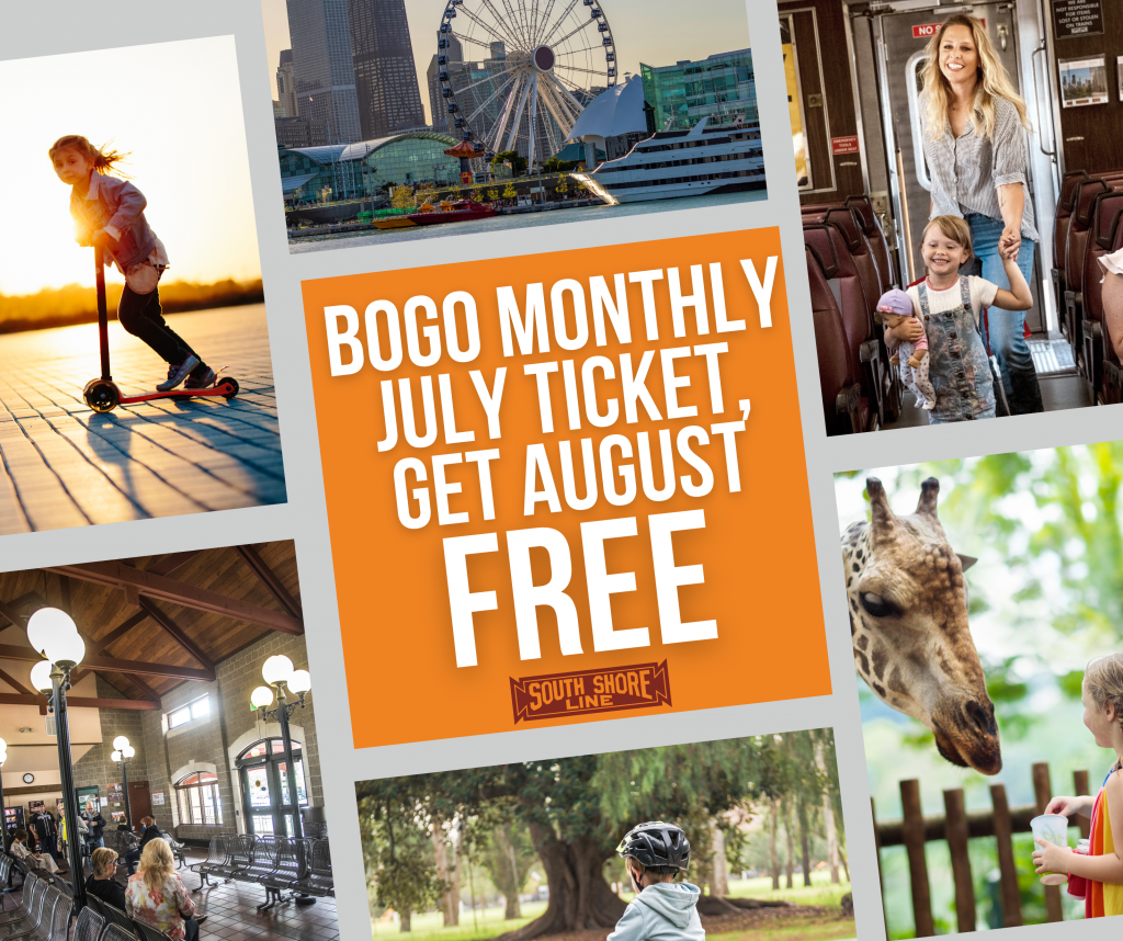 July Monthly Tickets | South Shore Line