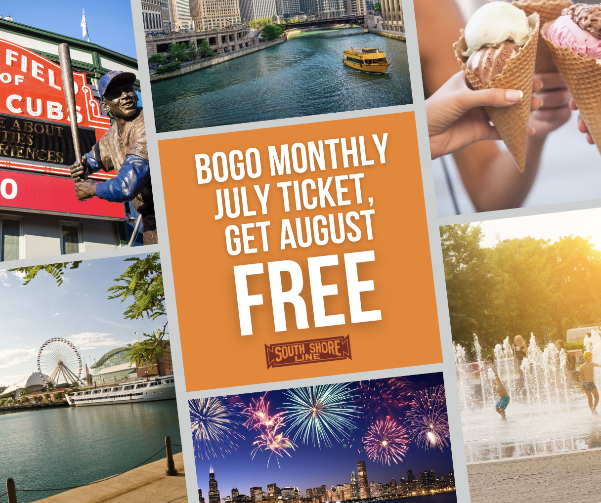 Buy One Get One Free Monthly Ticket - July | South Shore Line