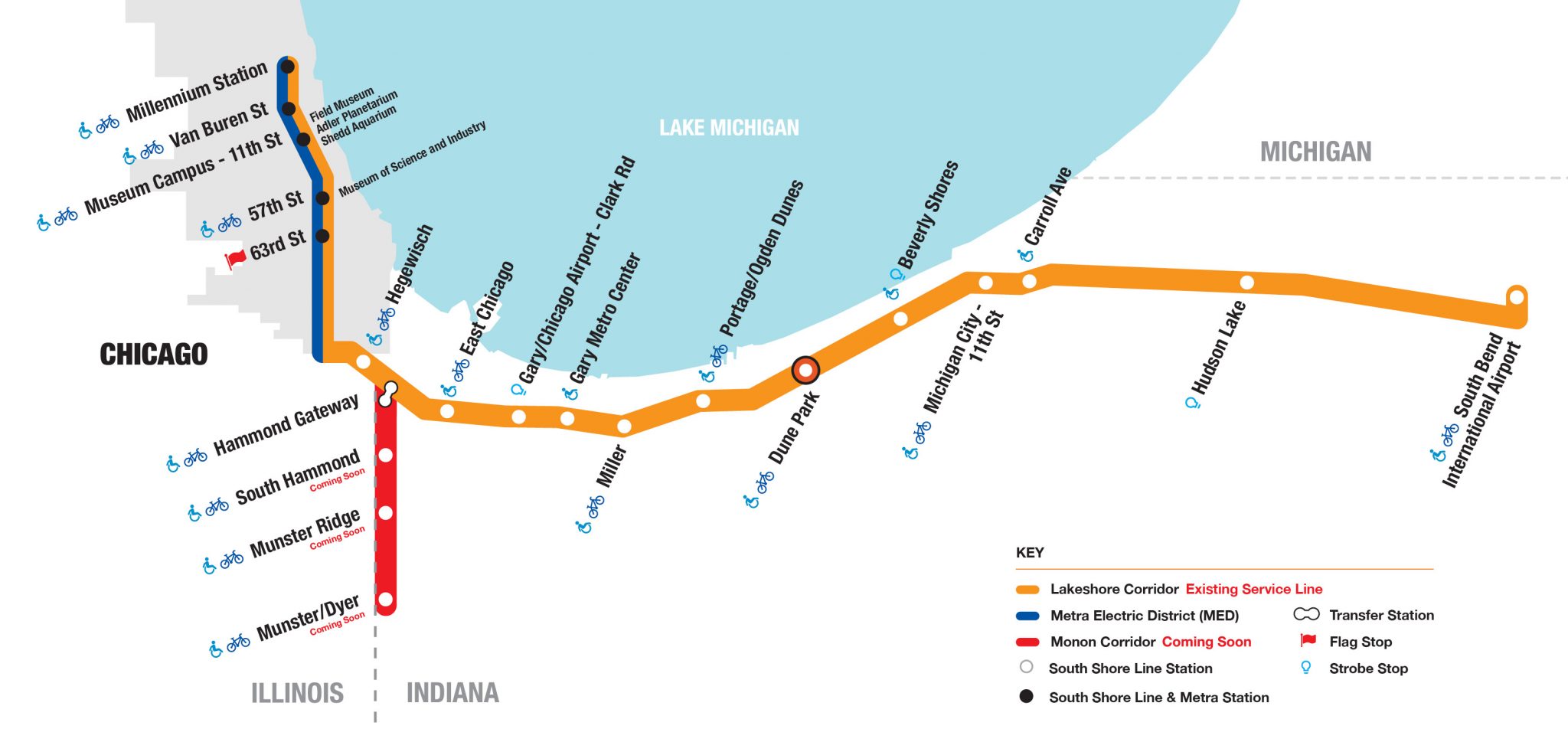 Stations & Map | South Shore Line
