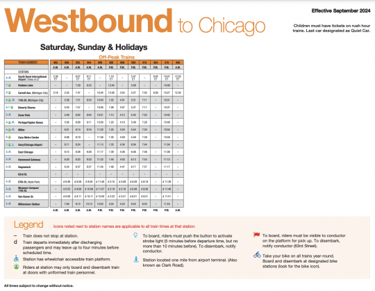 Train Schedules | South Shore Line