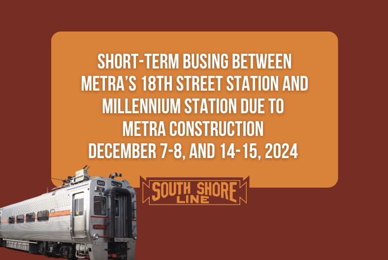 Short-term busing between Metra’s 18th Street Station and Millennium ...